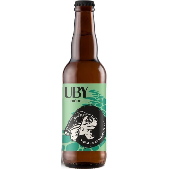 Bière IPA au Sauvignon - UBY - 5,5% Vol. - 75cl - La cave Cdiscount