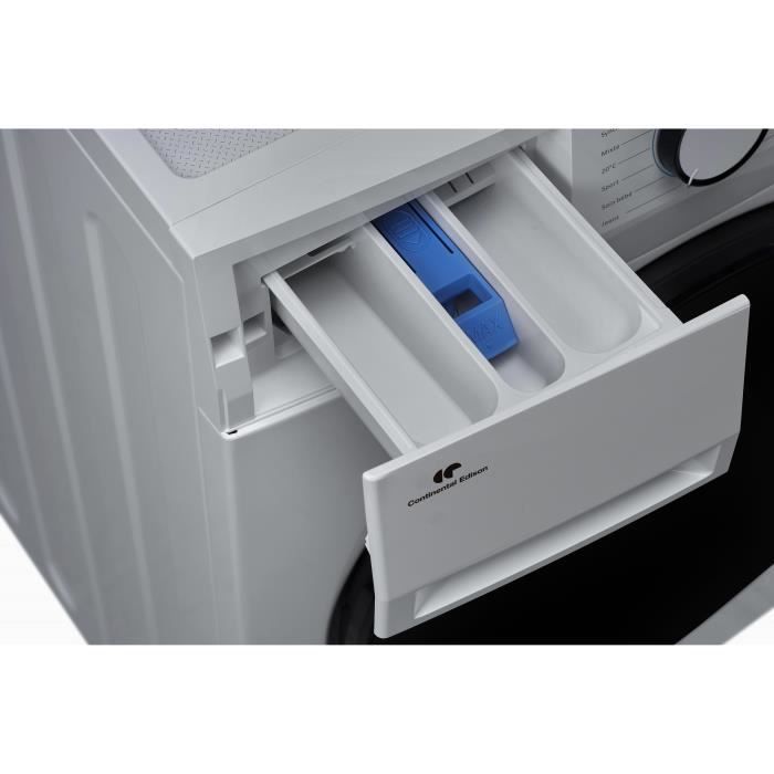 Lave-linge hublot CONTINENTAL EDISON CELL1214ISS -12kg - Largeur 60 cm ...