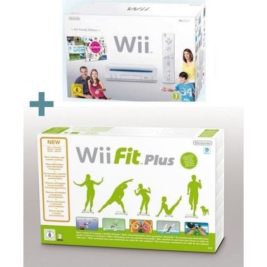 Wii FAMILY EDITION + Wii FIT PLUS - Cdiscount Jeux vidéo