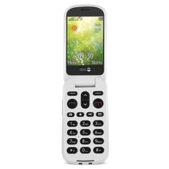 Doro 6050 blister Graphite/White - Cdiscount Téléphonie