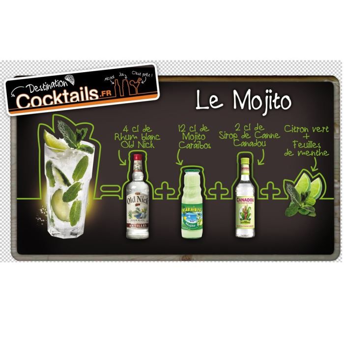 Cocktail Mojito Pack - La cave Cdiscount