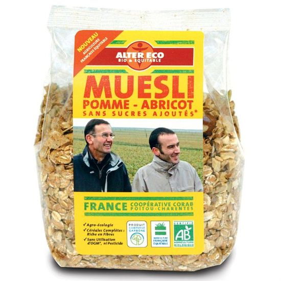 ALTER ECO Muesli Aux Fruits 375G Bio (x1) - Cdiscount Au quotidien