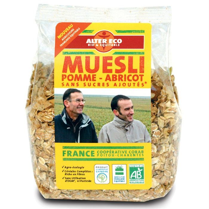ALTER ECO Muesli Aux Fruits 375G Bio (x1) - Cdiscount Au quotidien