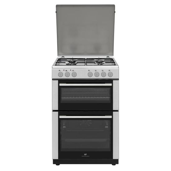 Cuisinière gaz CONTINENTAL EDISON CEDF6060IX1 - 4 feux - inox - L60 ...