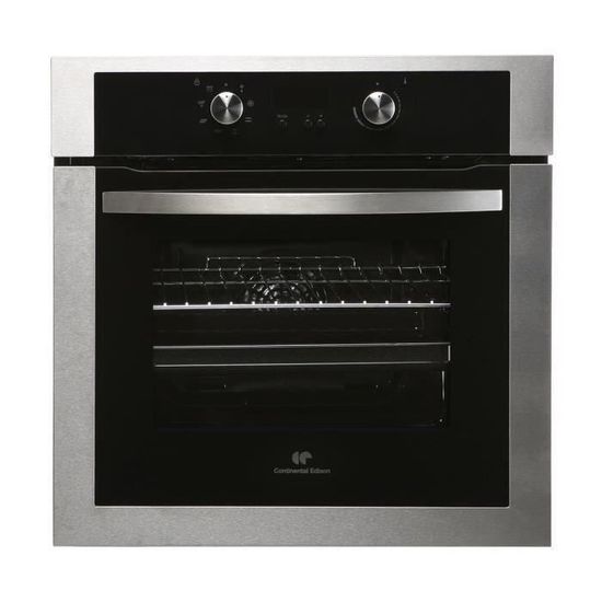 CONTINENTAL EDISON CEFMP7IX2 - Four électrique encastrable multifonction chaleur pulsée-65L ...