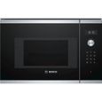 Micro-ondes grill encastrable BOSCH BEL524MS0 inox - 20 L - 800 W ...