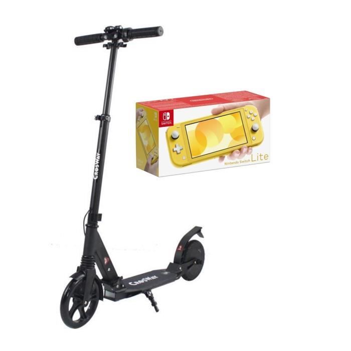 Pack NINTENDO Switch Lite Jaune + CROSWAY Trottinette assistance ...