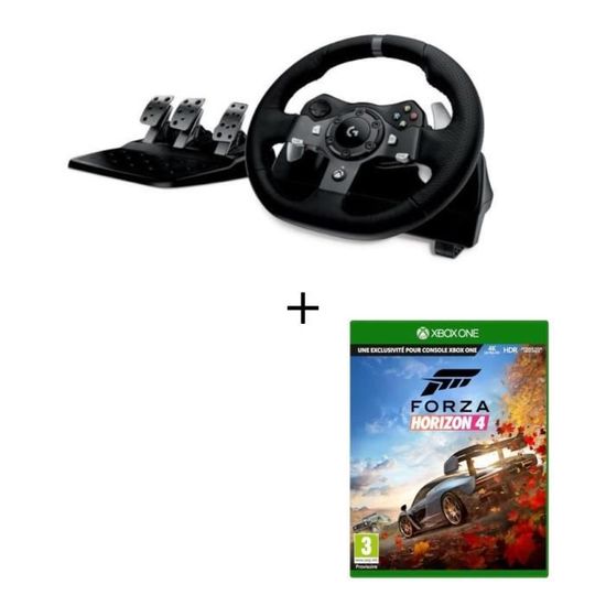 Pack LOGITECH G920 + JEU FORZA XBOX - Cdiscount Informatique