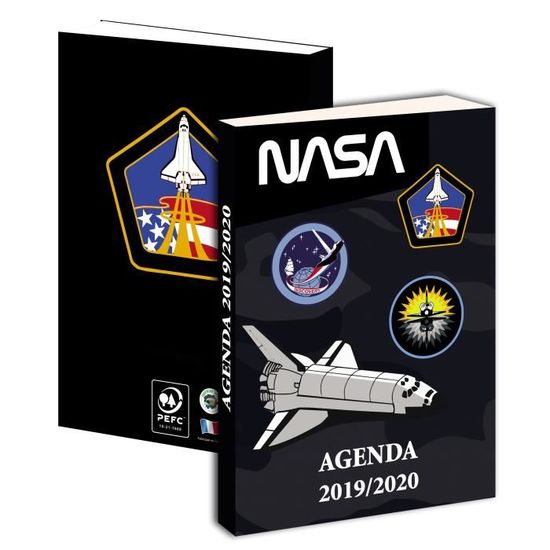 NASA Agenda Scolaire 2019-2020 - Cdiscount Beaux-Arts et Loisirs créatifs