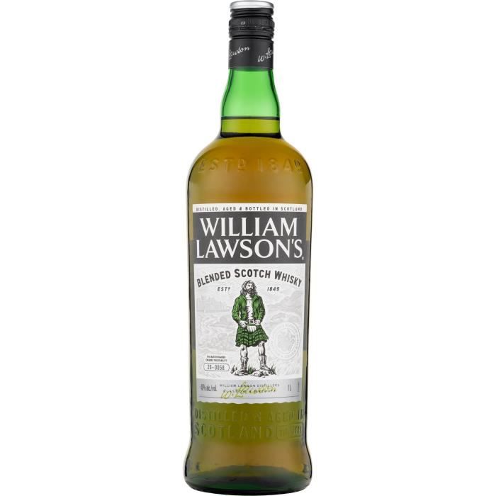 Whisky William Lawson's - Blended whisky - Ecosse - 40%vol - 100cl ...