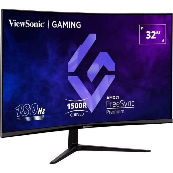 Ecran PC Gamer Incurvé - VIEWSONIC - 32" - FHD - 180Hz - Dalle VA - 1ms ...