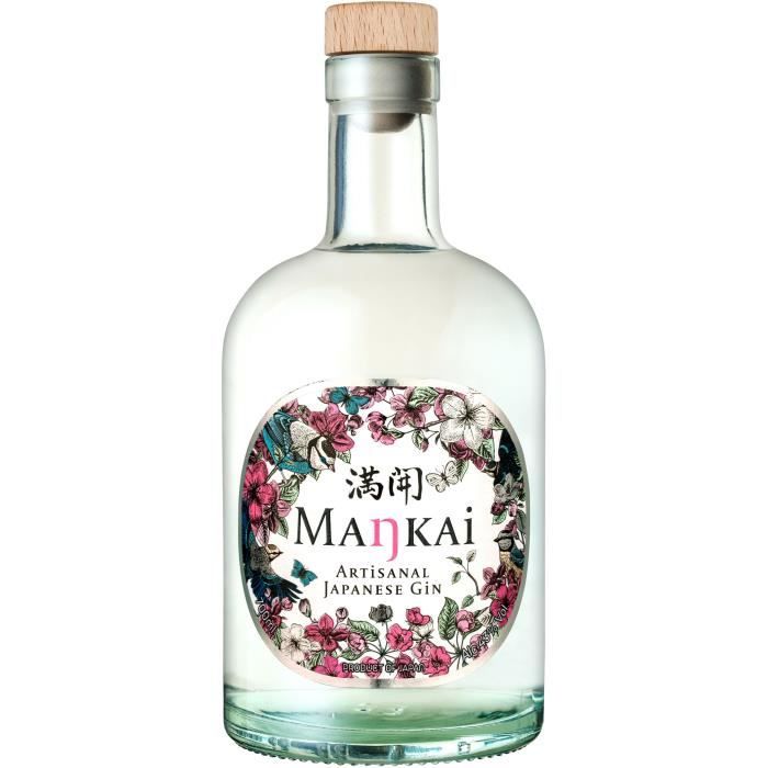 Mankaï Artisanal Gin - Japon - 70cl - 43% - La cave Cdiscount