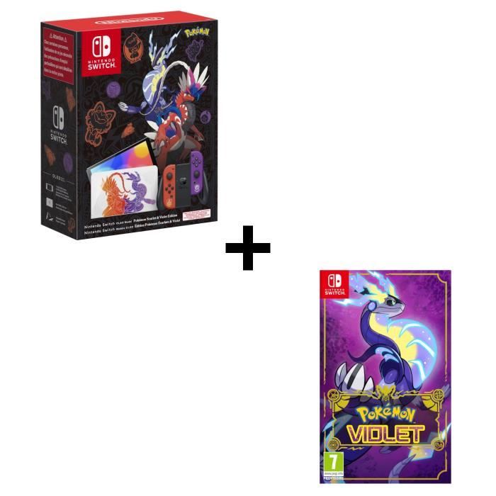 Pack : Console Nintendo Switch (modèle OLED) Edition Pokémon + Jeu ... Pack : Console Nintendo Switch (modèle OLED) Edition Pokémon + Jeu ...