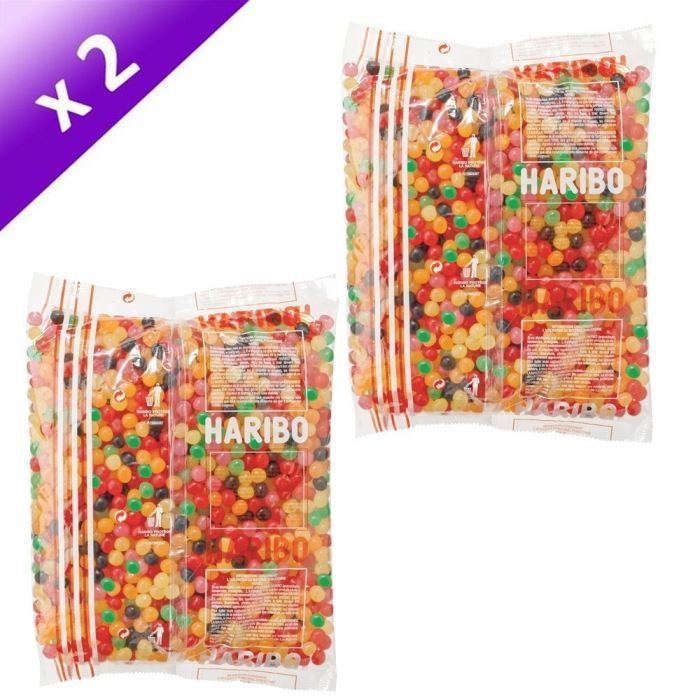 HARIBO Dragibus 2 Kilos (x2) - Cdiscount Au quotidien