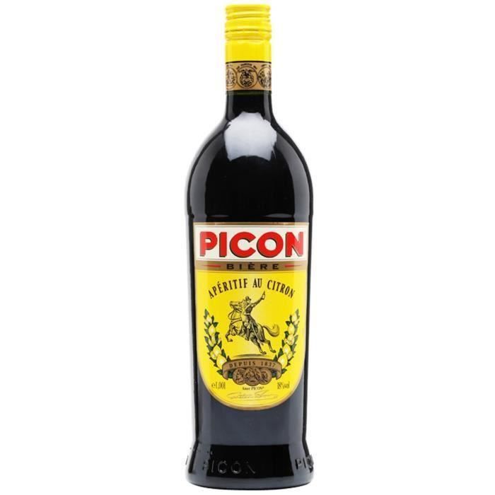 PICON Citron - Apéritif à base de bière - 1l - 18 % - La cave Cdiscount