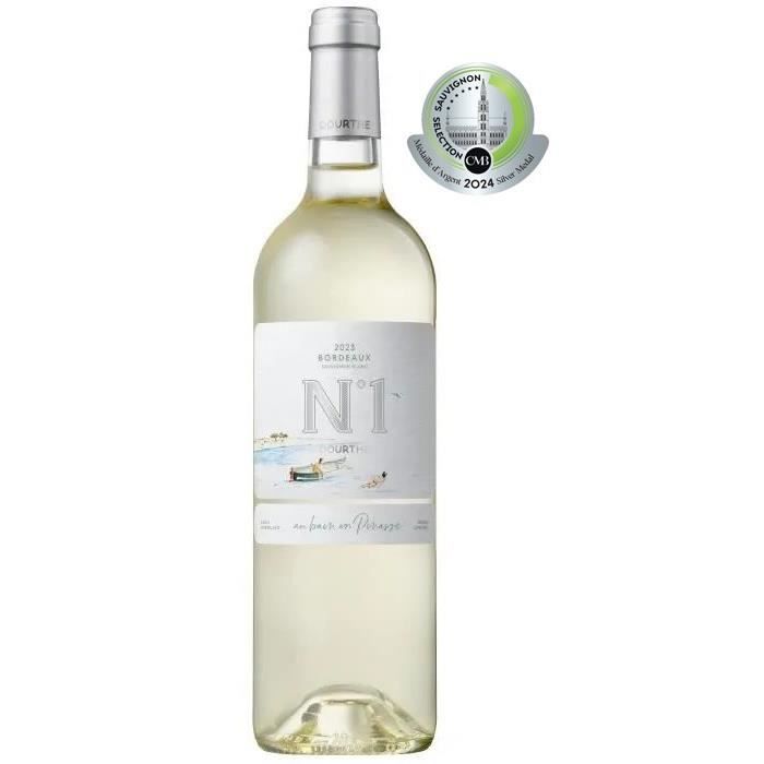 Dourthe N°1 Blanc Bordeaux 2024 - Vin blanc de Bordeaux - La cave Cdiscount