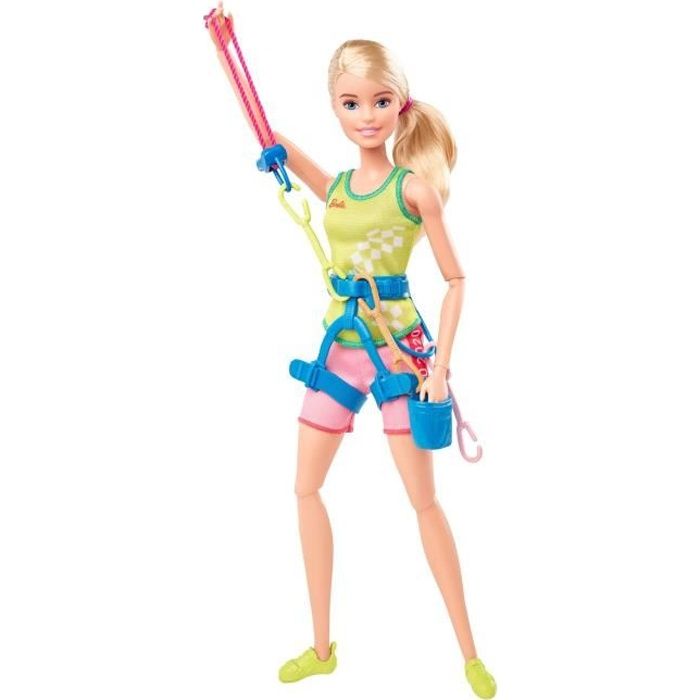 BARBIE Jeux Olympiques Tokyo 2020 Championne d'Escalade - Cdiscount Jeux - Jouets