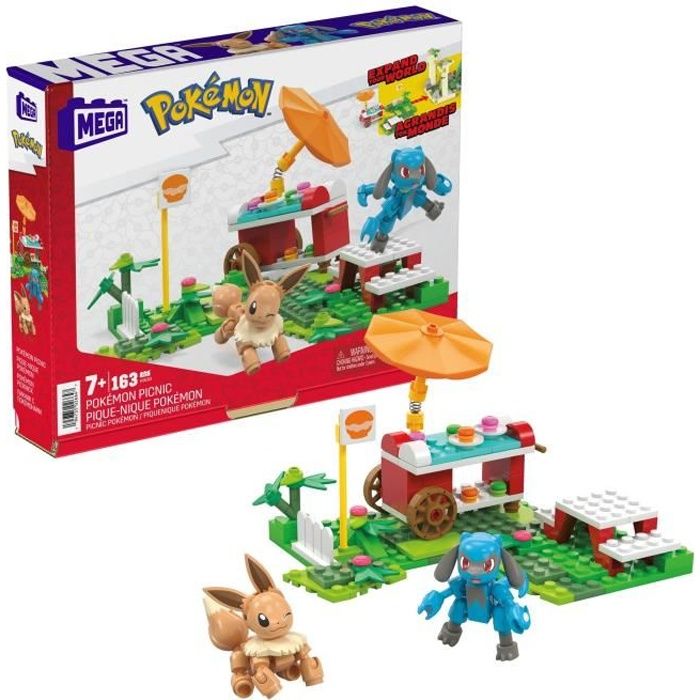 MEGA CONSTRUX - POKEMON - PIQUE-NIQUE POKEMON - construction - 7 ans et ...