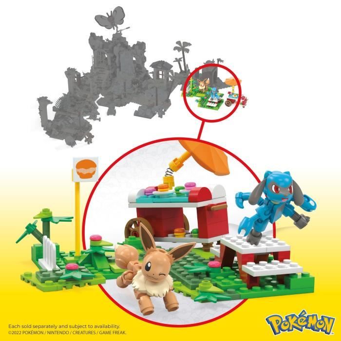 MEGA CONSTRUX - POKEMON - PIQUE-NIQUE POKEMON - construction - 7 ans et ...