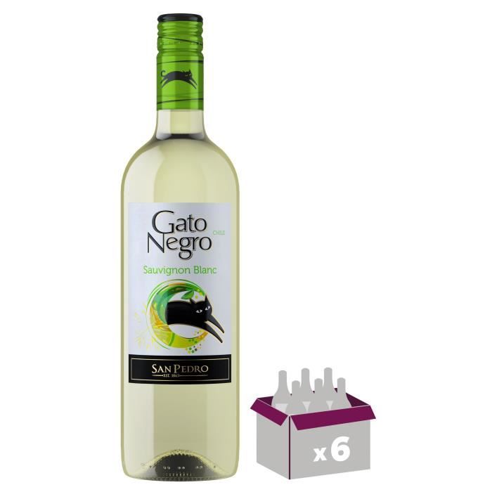 Chili: Gato Negro blanc x1 x6 - La cave Cdiscount