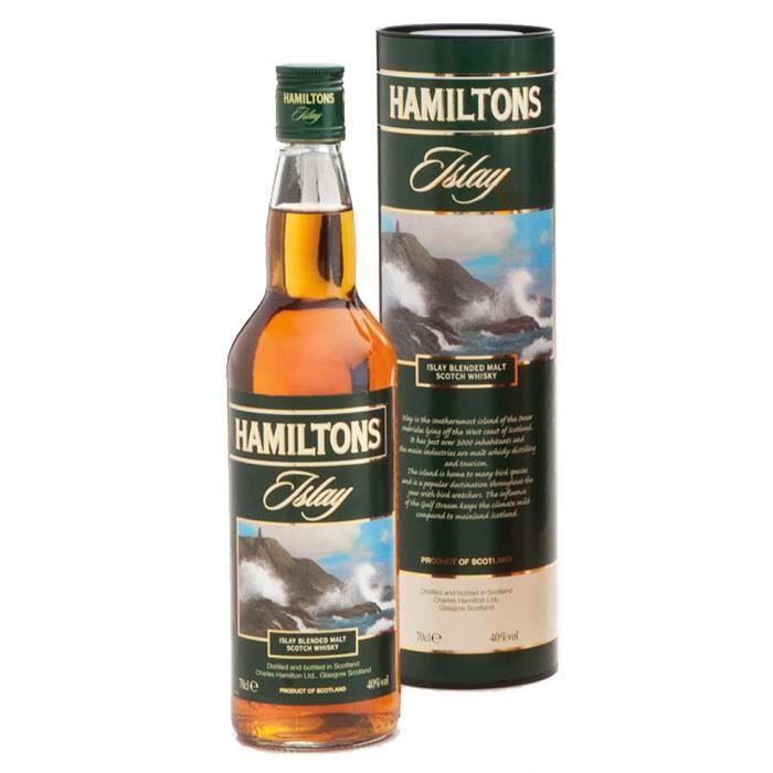 Hamilton's Islay 40° 70cl - Achat / Vente hamilton's Islay 40° 70cl ...