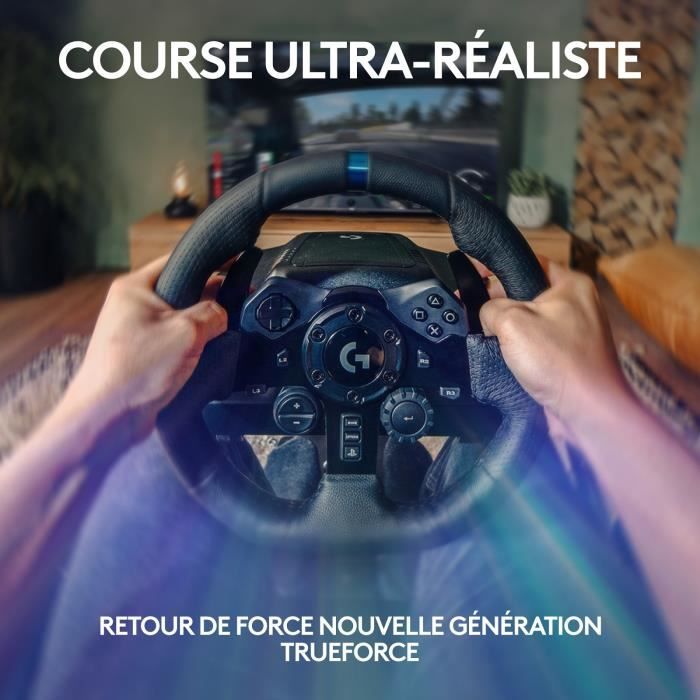 Pack Volant de Course G923 Driving Force LOGITECH - Pour PS5, PS4 et PC ...