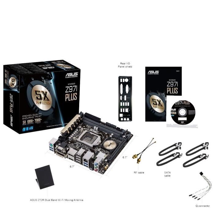 Asus Z97I-PLUS Mini-ITX - Cdiscount Informatique
