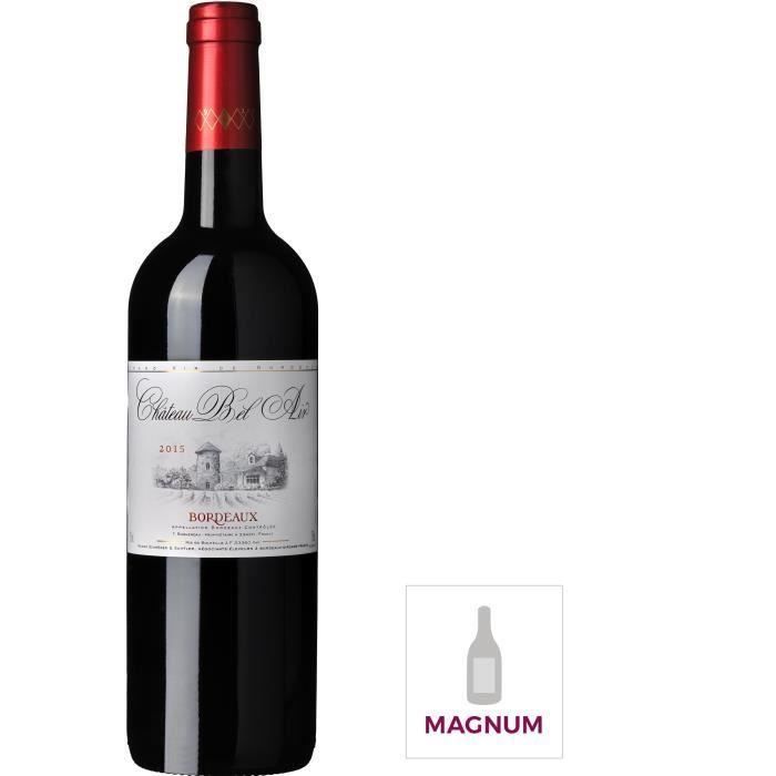Magnum Château Bel Air 2015 Bordeaux Vin Rouge - La cave Cdiscount