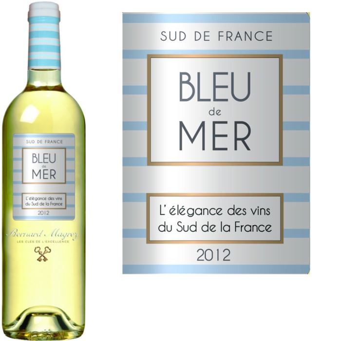 Bleu de Mer Blanc B. Magrez x1 - La cave Cdiscount
