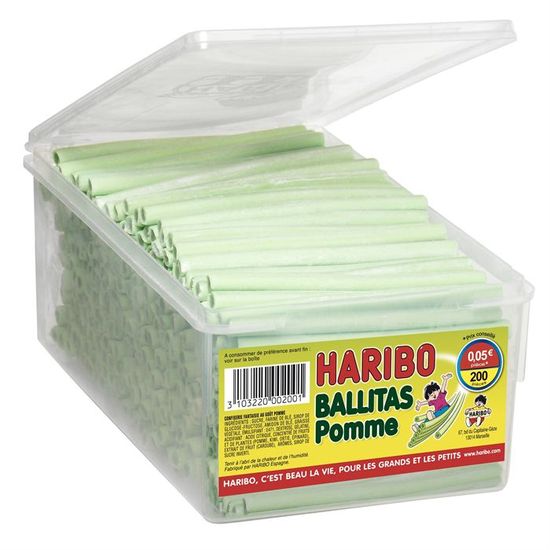 HARIBO Ballitas Pomme 200 pièces (x1) - Cdiscount Au quotidien