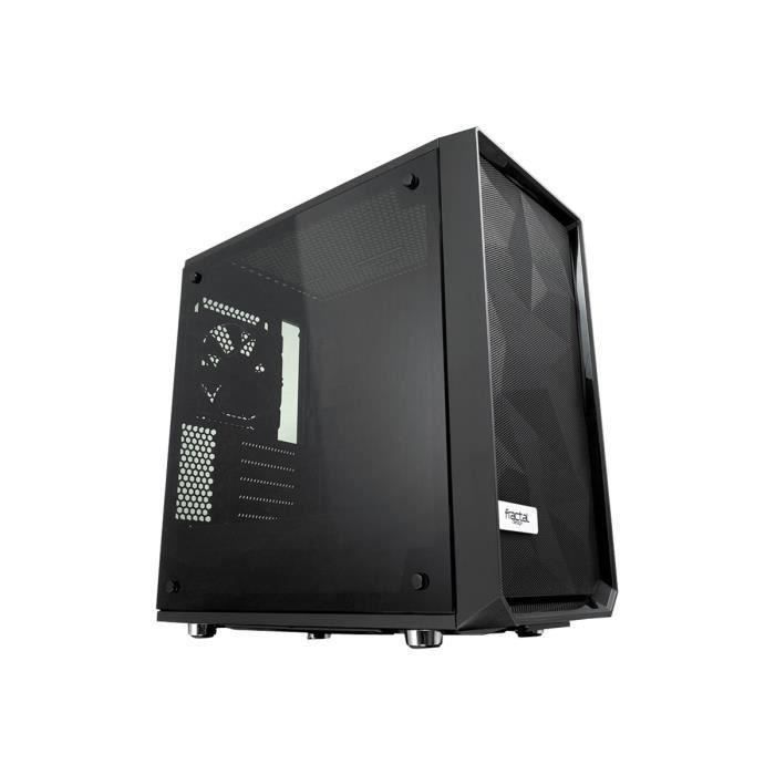 FRACTAL DESIGN BOITIER PC Meshify Mini C - Noir - Verre trempé - Format ...