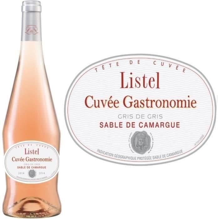 Listel Cuvée Gastronomie Sable de Camargue Vin Rosé - La cave Cdiscount