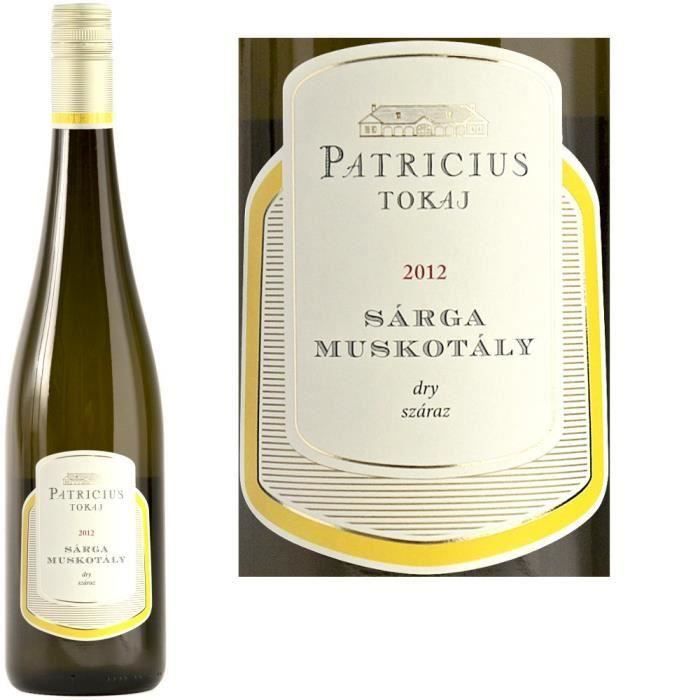 Patricius Tokaji Muscat jaune sec 2012 - La cave Cdiscount