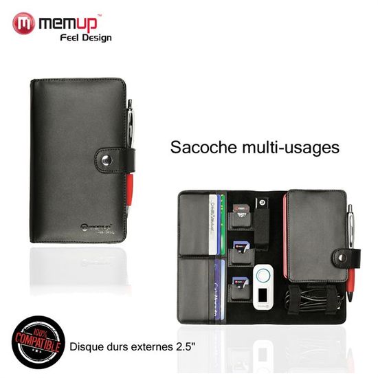 Memup bag HDD 2.5" - Cdiscount Bagagerie - Maroquinerie