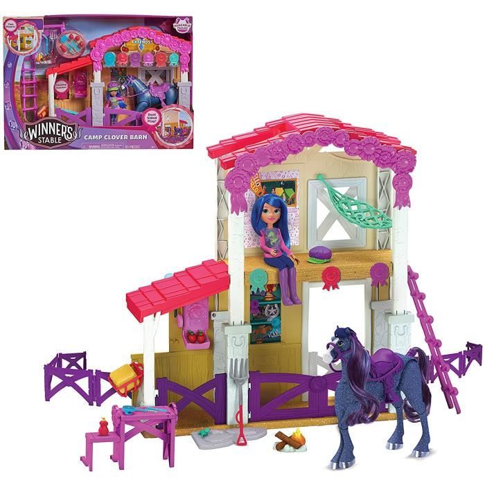 Winners Stable, Coffret Ecurie, 33 pièces, Contient Ecurie, Cheval ...