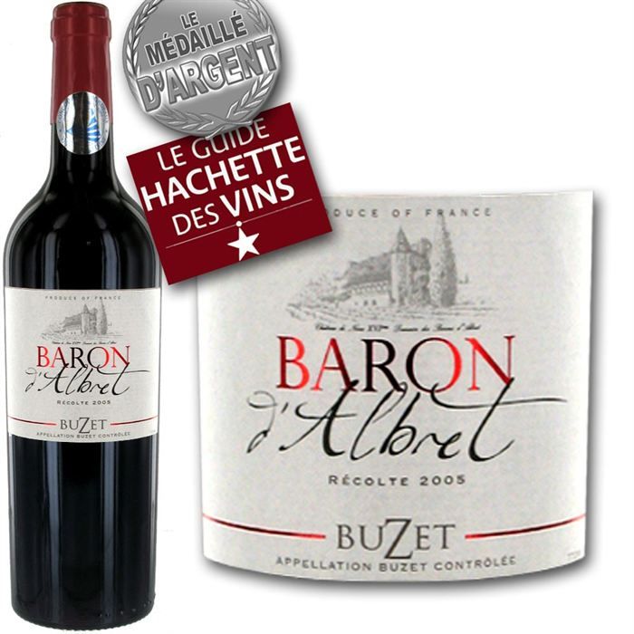 Baron d'Albret Buzet 2005 - La cave Cdiscount