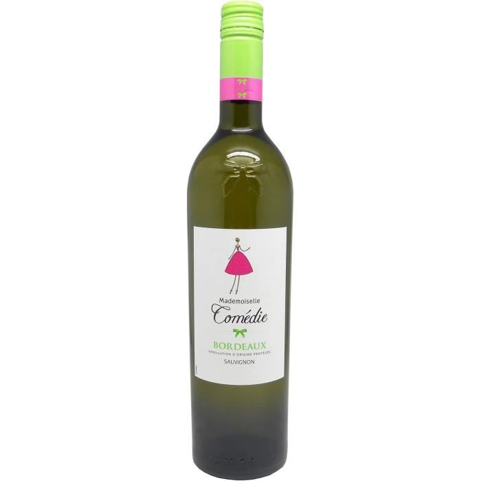 MADEMOISELLE COMEDIE 2016 Vin de Bordeaux - Blanc - 75 cl - La cave ...