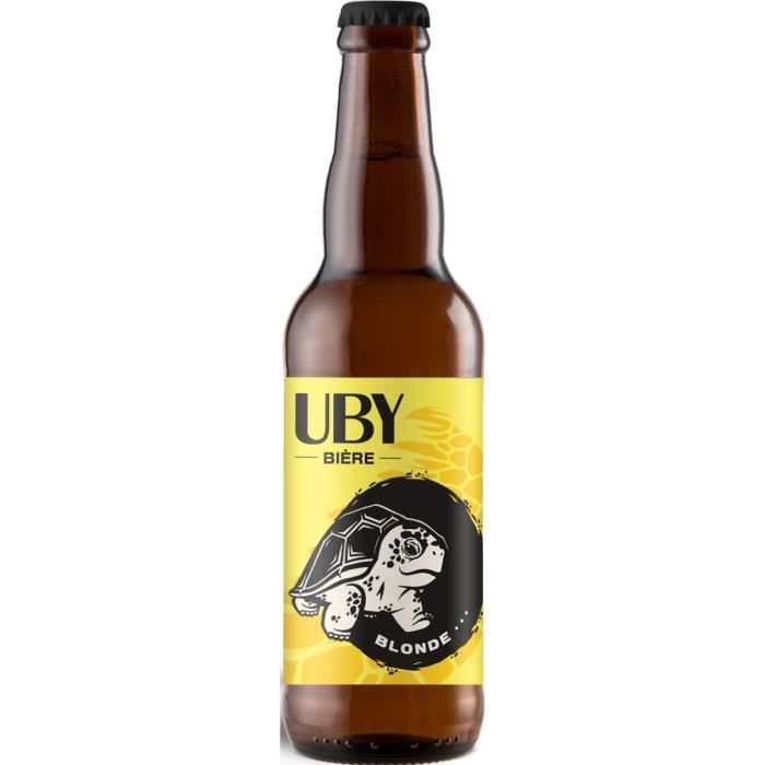 Bière blonde - UBY - 5,2% Vol. - 75cl - La cave Cdiscount