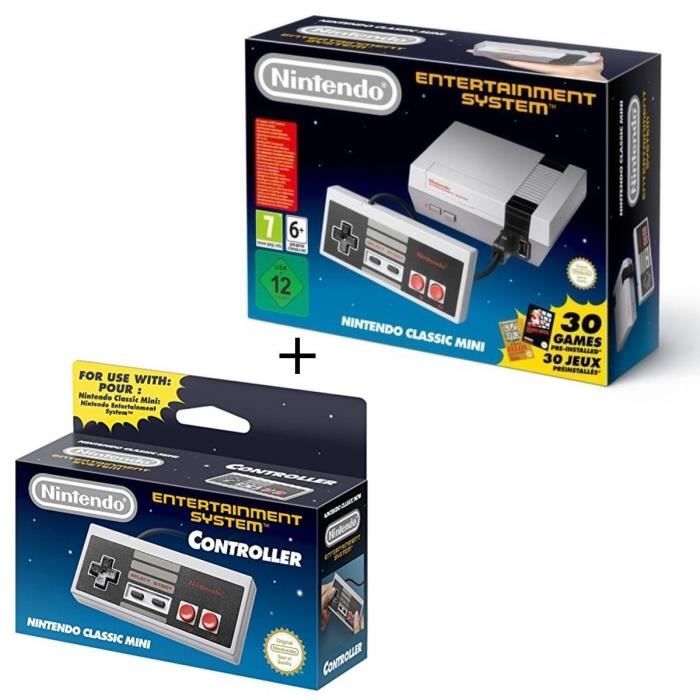 Pack Classic Mini NES + Manette - Cdiscount Jeux vidéo