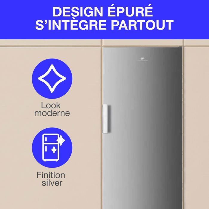 Congélateur armoire 204L - Total No Frost (Sans givre) - Classe E ...