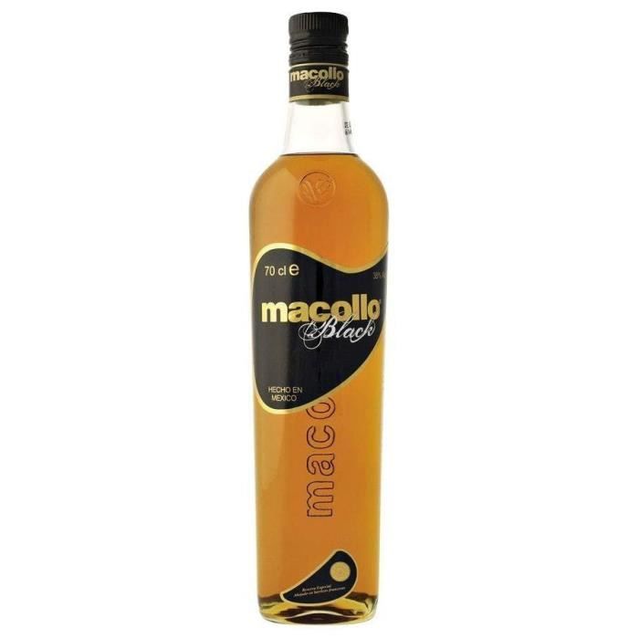 Rhum Macollo Black 38% 70 cl - La cave Cdiscount