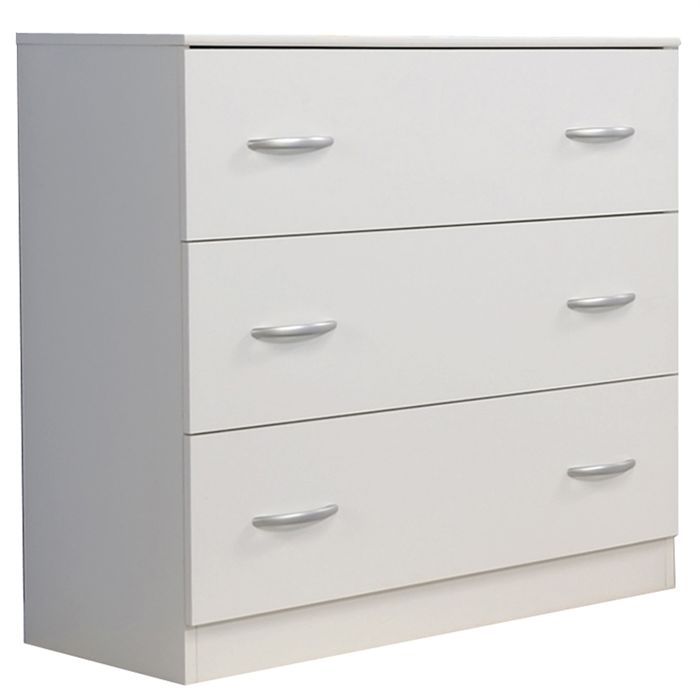 BOSTON Commode 3 tiroirs - Cdiscount Maison