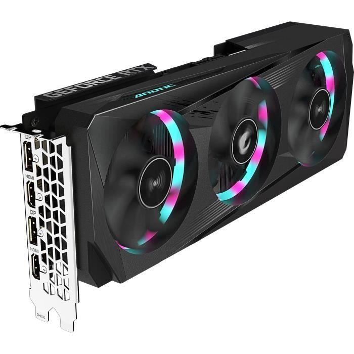 Carte Graphique GIGABYTE AORUS RTX 3060 ELITE 12G LHR (GV-N3060AORUS E ...