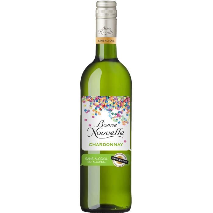 Bonne Nouvelle - Chardonnay - Blanc - Boisson à Base de Raisin - Sans ...