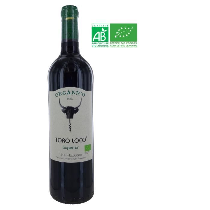 Toro Loco Superior 2016 Utiel-Requena - Vin Rouge d'Espagne - Bio - La ...