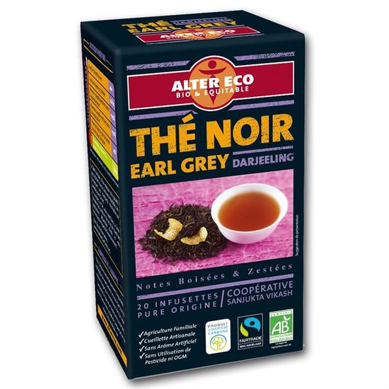 ALTER ECO Thé Noir Darjeeling Bio 40g (x1) - Cdiscount Au quotidien