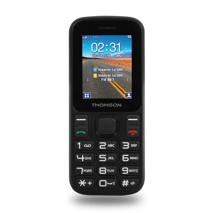 THOMSON TLINK12 GSM Noir - Cdiscount Téléphonie