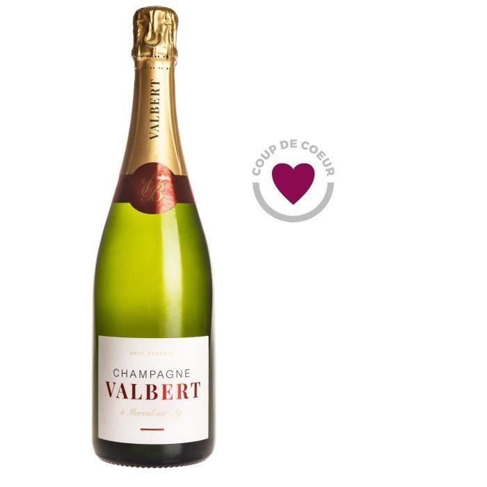 Champagne Valbert Brut - Brut Réserve - La cave Cdiscount