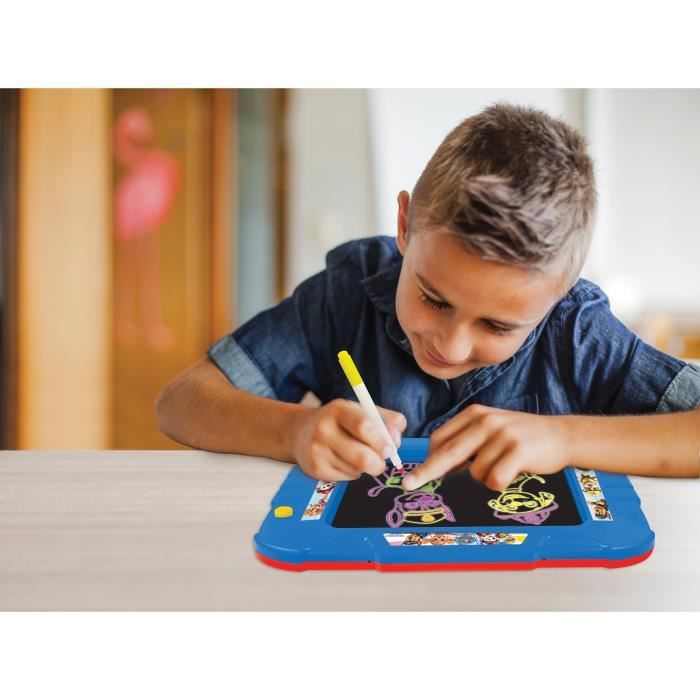 Ardoise à dessiner lumineuse néon Pat' Patrouille - LEXIBOOK - 6 ...