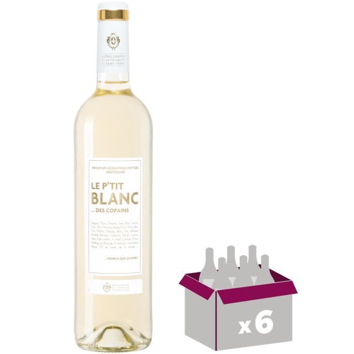 Le P'Tit Blanc Des Copains Méditerranée - Vin blanc de Provence x6 - La ...